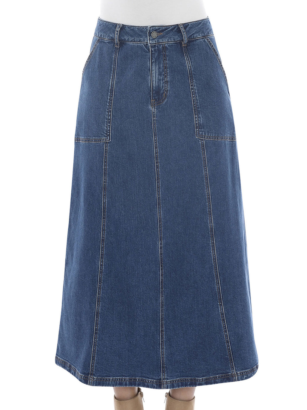 JUMP DENIM PANEL SKIRT – ENNI